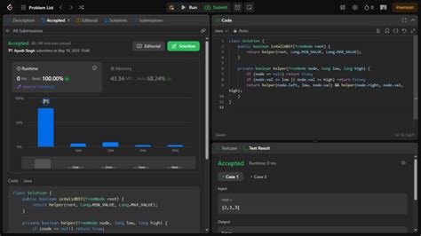 100daysofcode Day10 Leetcode Java Binarysearchtree Dsa Techjourney Ayush Singh