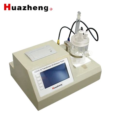 Karl Fischer Coulometric Titration Method Water In Oil Content Analyzer