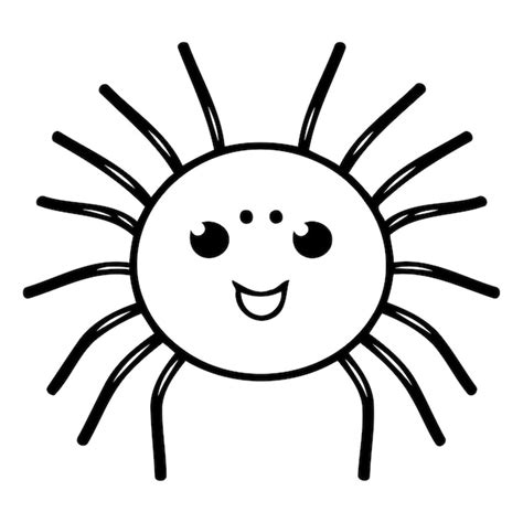 Premium Vector Cute Happy Cartoon Spider Vector Illustration In Flat