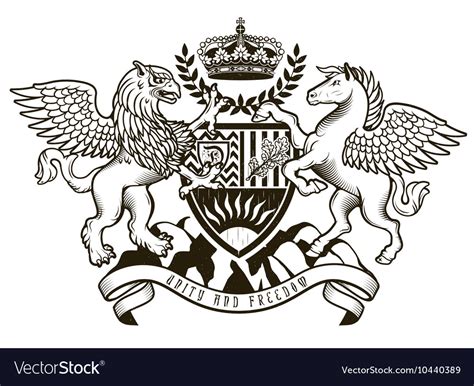 Coat Of Arms Knight Royalty Free Vector Image Vectorstock