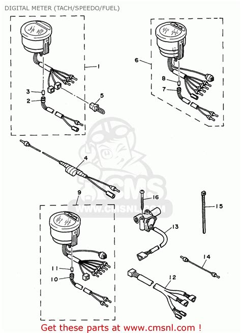 Yamaha Outboard Tachometer Wiring Diagram