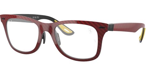 Ray Ban Wayfarer Hypercarbon 499p Scuderia Ferrari Sunglasses Frame