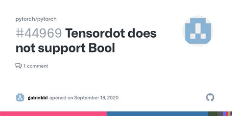 Tensordot Does Not Support Bool Issue Pytorch Pytorch Github
