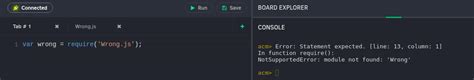 [ashell] no error thrown when require a not existing module in ashell