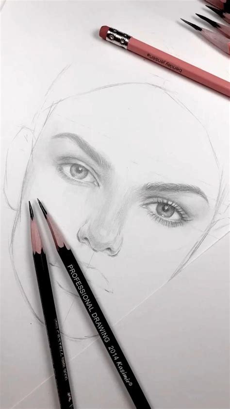 Como Desenhar Rosto Feminino Video Realistic Drawings Pencil Portrait Art Drawings