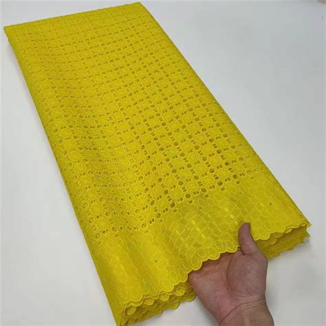 5 야드 스위스 패브릭 최신 무거운 구슬 자수 아프리카 면화 보일 레이스 인기있는 2022 두바이 스타일 웨딩 파티 Hl Aliexpress