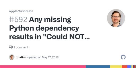 Any Missing Python Dependency Results In Could Not Find Cython