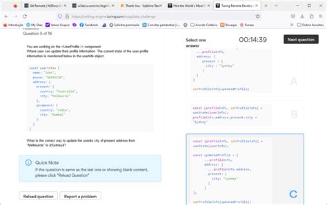 Turing Quiz Reactjs Passed Acordo Coletivo Cidadania