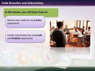1 5 Branching And Subroutines PPT