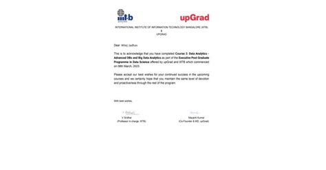 Mitej Jadhav On Linkedin Ds C47 Course 3 Da Epgpds • Mitej Jadhav • Upgrad • Chjvzhvjdglvbjixotq