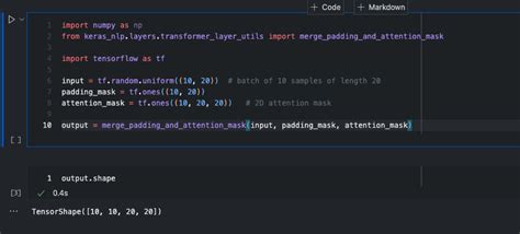 Function Merge Padding And Attention Mask Does Not Return An Output