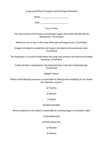 Unit Cb8 Edexcel Gcse Biology Teaching Resources