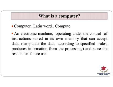introduction to computer fundamentals pdf