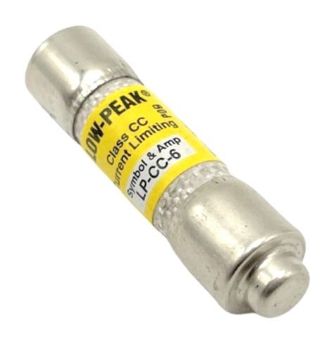 Lot Of 5 Buss Lp Cc 6 Low Peak Time Delay Fuse 6a 600vac Class Cc