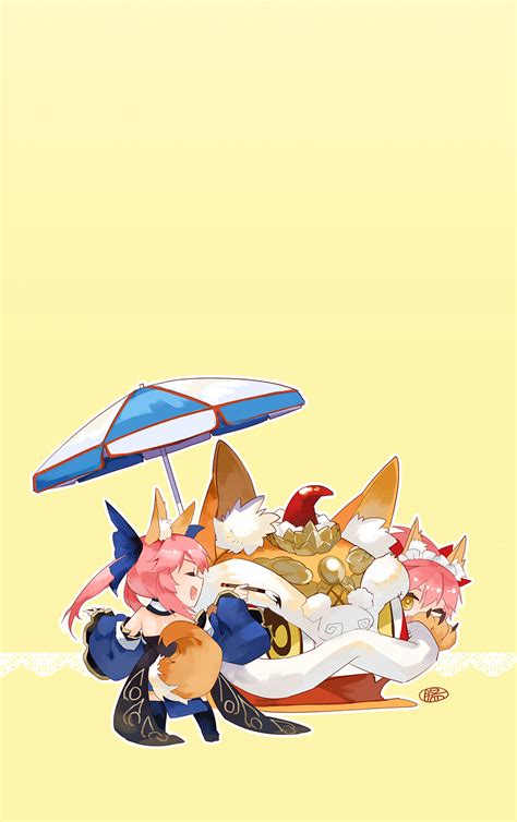 Tamamo Tamamo No Mae And Tamamo Cat Fate And 2 More Drawn By Guttia