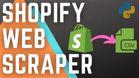 Web Scraping Project Save Shopify Products To Database