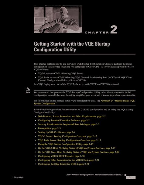 Pdf Getting Started With The Vqe Startup Configuration Cisco