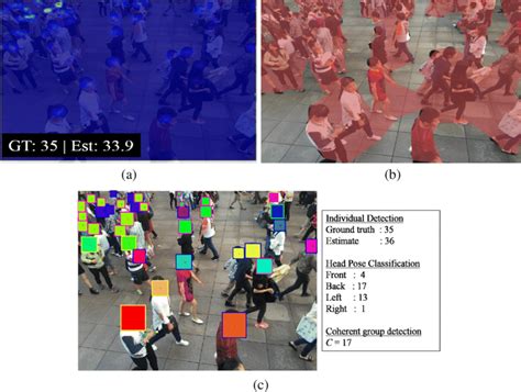 Top A Crowd Density Estimation 34 And B Crowd Segmentation 13 Are
