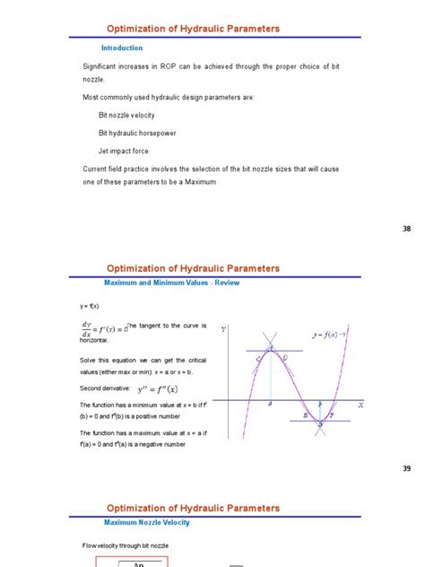 Optimization Of Hydraulics Parameters Pdf Pump Horsepower