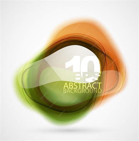 Premium Vector Vector Translucent Shapes Abstract Background