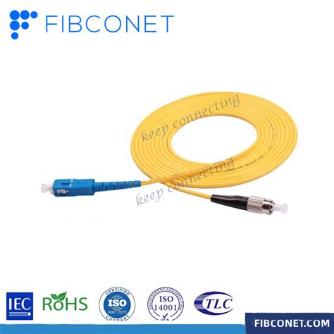 FTTH Multimode Om Om Fiber Optical Optical Patch Cord With Simplex Duplex FC Sc LC Connector