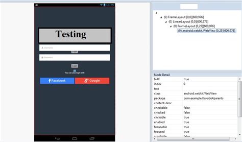 Cant Find An Element On A Webview Page Of An Android Native App Using