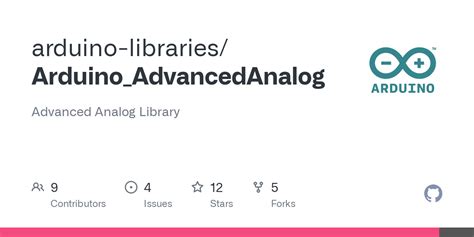 Github Arduino Librariesarduinoadvancedanalog Advanced Analog Library