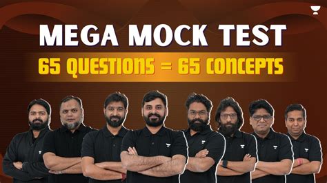 Mega Mock Test 65 Questions 65 Concepts Youtube