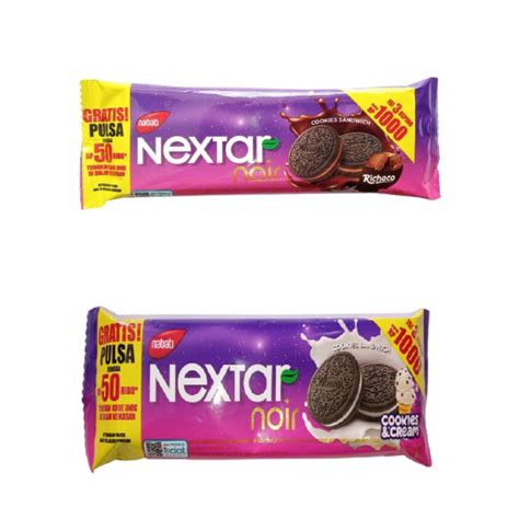 Jual Ss Nextar Noir Cookies Sandwich Cream Richoco 1000 An Netto 28 Gram Isi 3 Keping Nabati