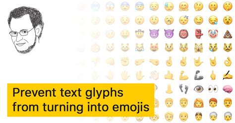 Prevent Text Glyphs From Turning Into Emojis Dev Tips By Nikita Dubko