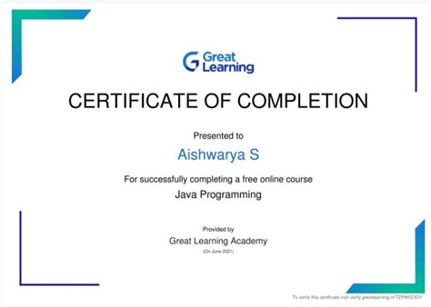 Aishwarya S On Linkedin Javaprogramming
