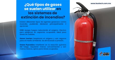 ¿qué Tipos De Gases Se Suelen Utilizar En Los Sistemas De Extinción De