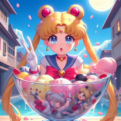 Sailor Moon Ice Cream Ai Generated By Joshuaecw21985 On Deviantart