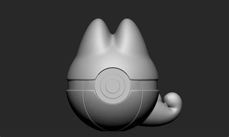 Pokemon Treecko Pokeball 3d Model 3d Printable Cgtrader
