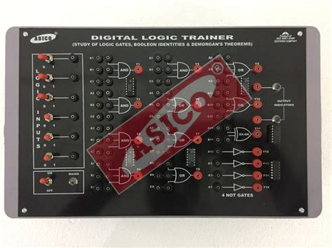 Verification Of Boolean Identity And Demorgans Theorem Manufacturersupplier And Exporter From