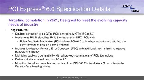 PCIe 6 0 Specification Hits Version 0 5 On Track For 2021