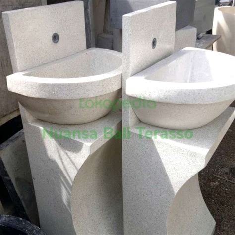 Promo Wastafel Cuci Tangan Washtafel Batu Teraso Marmer Washtafel Terazzo Diskon Di Seller