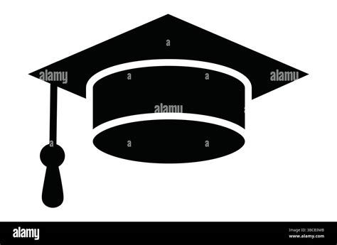 Degree Symbol Education Icon Vector Illustration College Cap Or Graduate Hat Symbol Babe