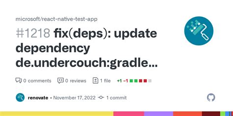 Fixdeps Update Dependency Deundercouchgradle Download Task To V53