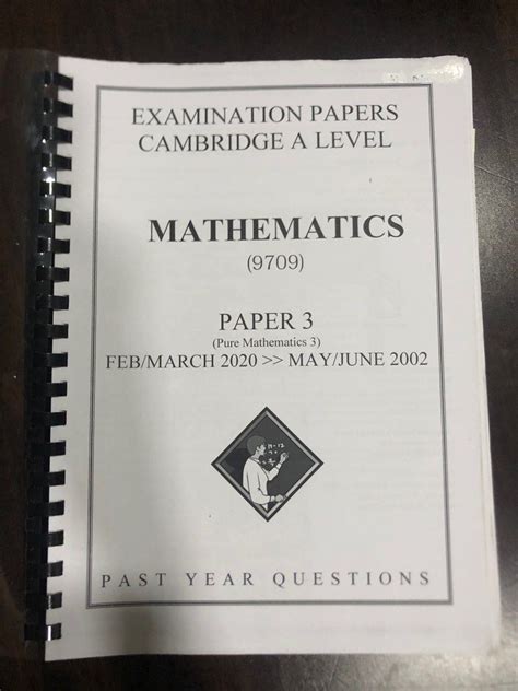 Cambridge A Level Past Paper Pure Maths Hobbies And Toys Books