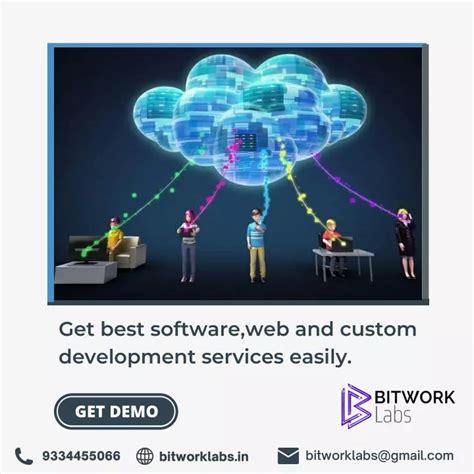 ppt get web based it solution instant through bitwork labs powerpoint