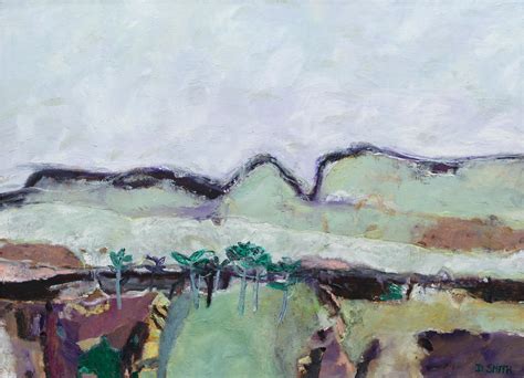 Passing Snow Drumochter David Smith Rsw Morningside Gallery Edinburgh