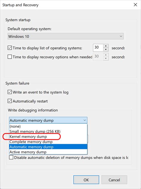 How To Enable Windows Kernel Memory Dumps MCCI