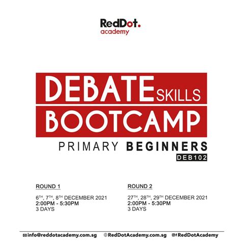 Reddot Physical Debate Classes Reddot Academy