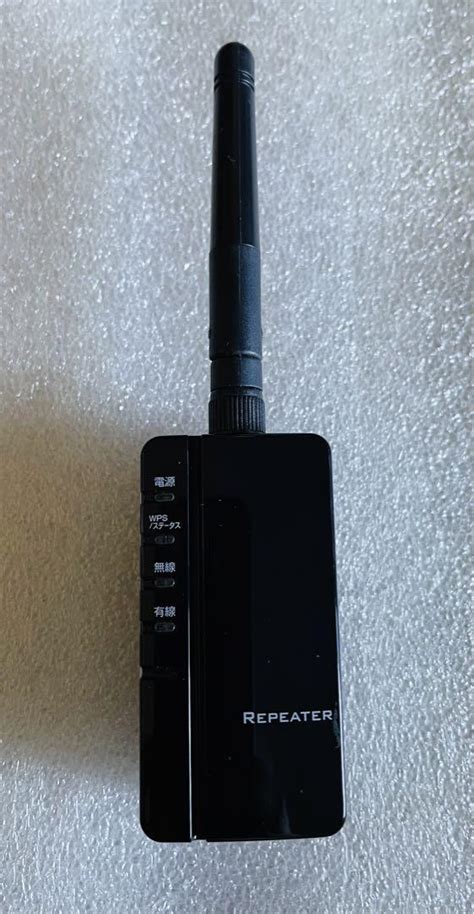 無線lan Wi Fi 中継機 Logitec Lan Rpt01bk メルカリ