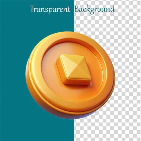 Premium Psd Gold Chinese Coin Set At Different Rotation Angle