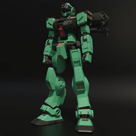 Gm Sniper Ii Gundam Drawn By Mjeff Danbooru