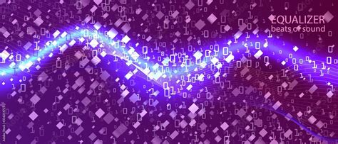 equalizer music vector background tech neon funky minimal design
