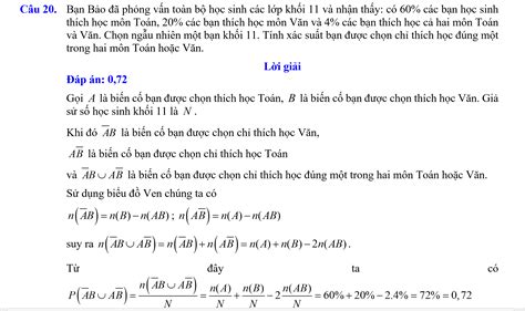 Biến Cố Hợp Biến Cố Giao Biến Cố độc Lập Toán 11 Archives Word Toán