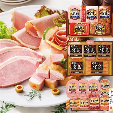 【アウトレット送料無料】 35％off お中元 夏ギフト 送料無料 ギフト 2024 割引 選べる 有名ブランド ハムギフトa Do 540